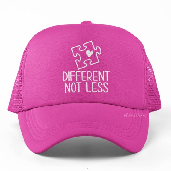 Accessories | Different Not Less Puzzle Piece Foam Trucker Hat Mesh ...